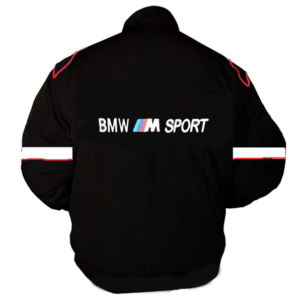 Race Car Jackets. BMW M Sport Racing Jacket Black and White