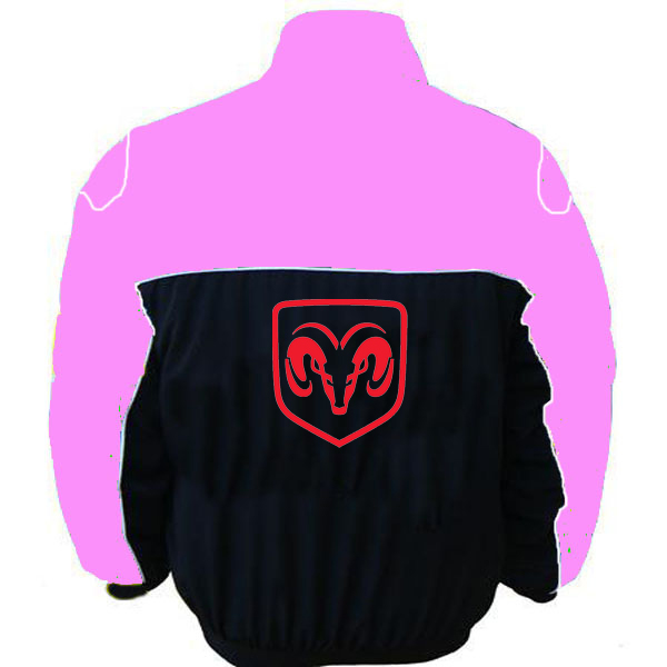 Race Car Jackets. Dodge Racing Jacket Pink and Black
