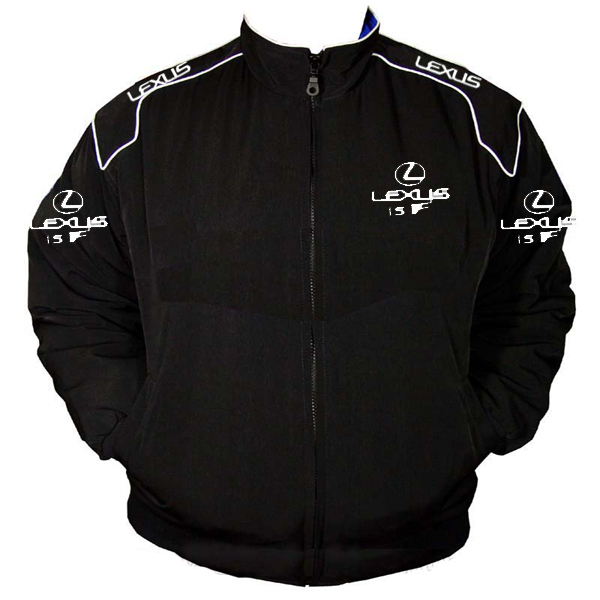 Race Car Jackets. Lexus IS F Racing Jacket Black